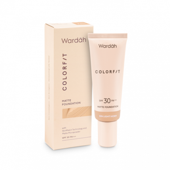 Wardah Colorfit Matte Foundation - Wardah Beauty Brunei