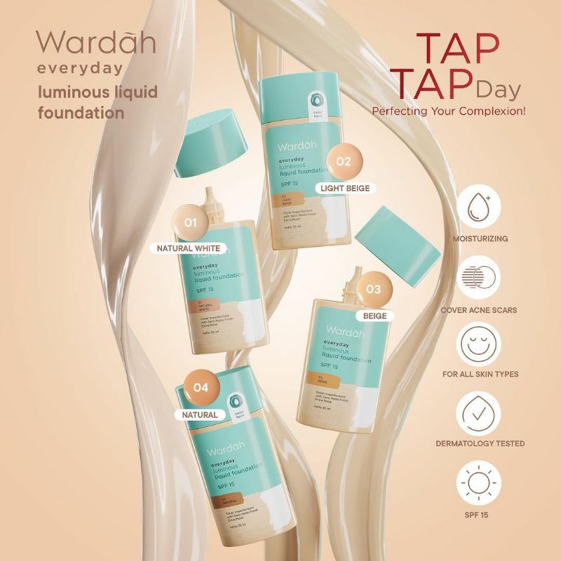 Wardah Luminous Liquid Foundation - Wardah Beauty Brunei
