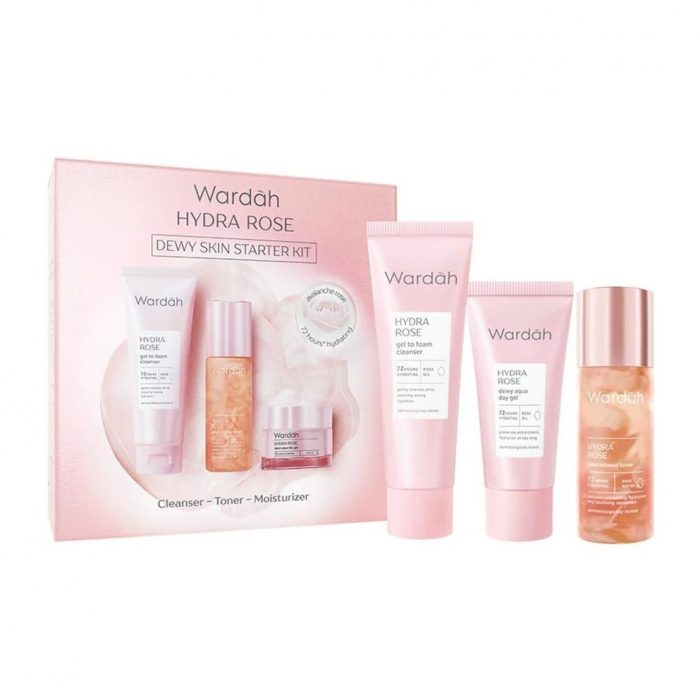 Wardah Hydra Rose Gel-to-Foam Cleanser 100ml - Wardah Beauty Brunei
