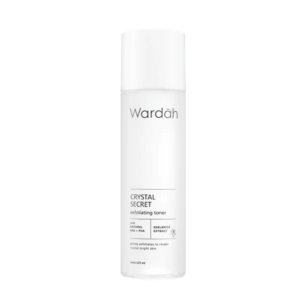 Wardah Crystal Secret Exfoliating Toner with Natural AHA+PHA 125ML ...