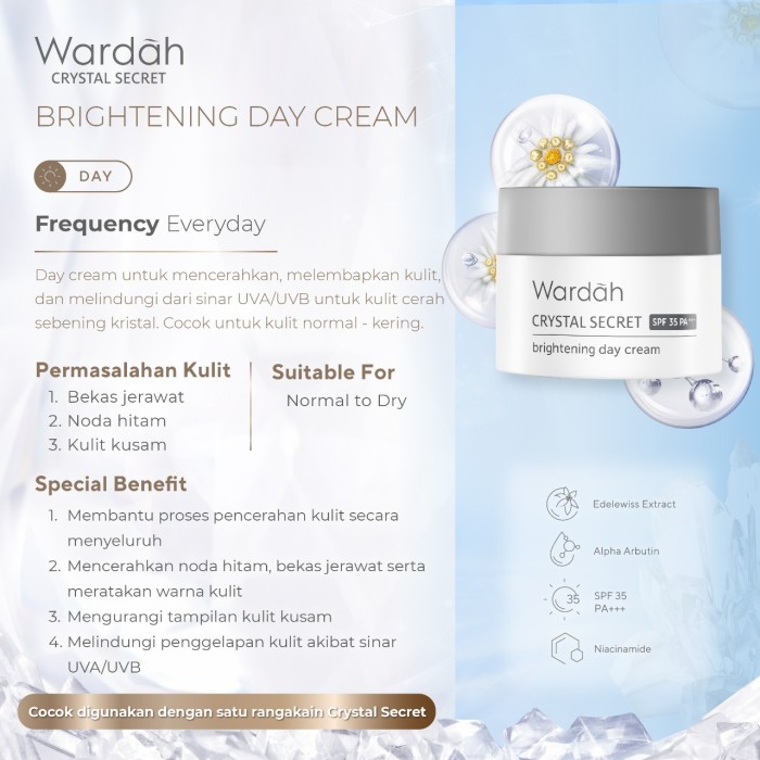 Wardah Crystal Secret Radiant Skin Starter Kit - Wardah Beauty Brunei